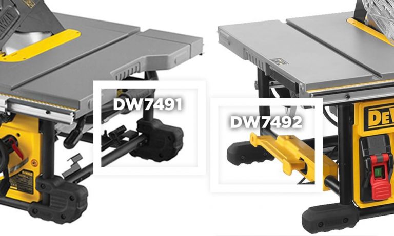 DeWalt DWE7491 vs DWE7492 Table Saw: What are the differences ...