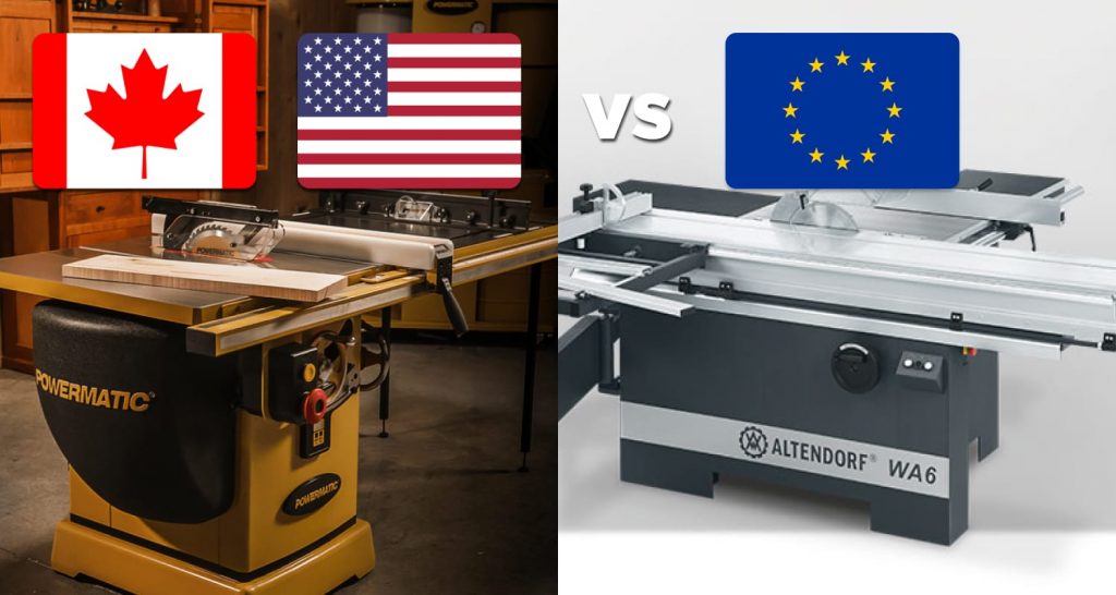 American and European woodworking machines – differences explained ...